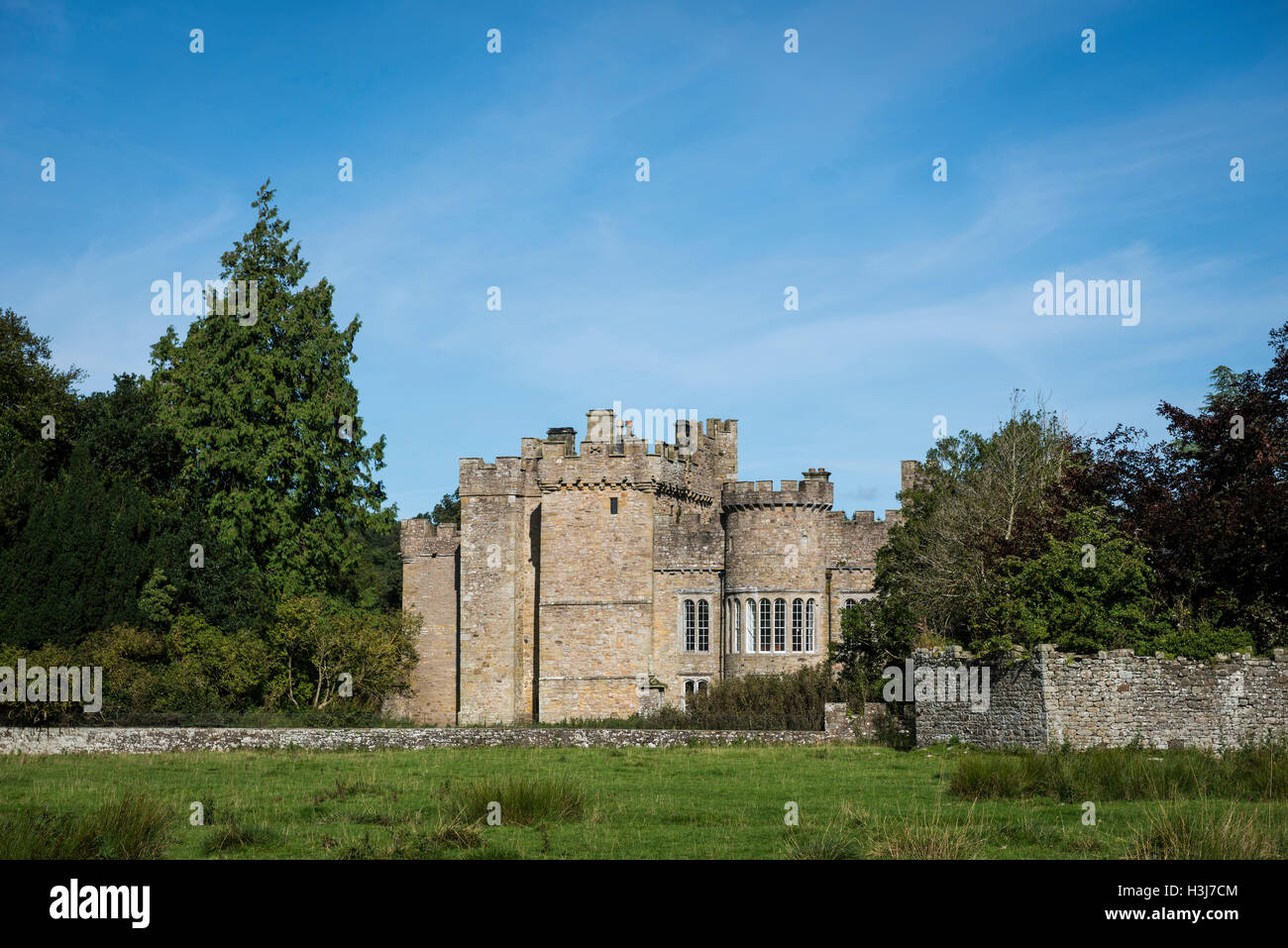 Featherstone Castle near Haltwhistle, Northumberland, UK Stock Photo ...