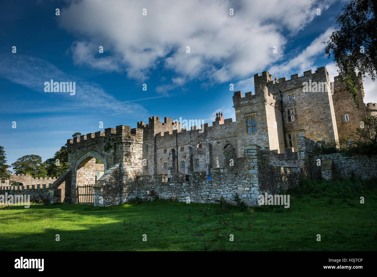 Featherstone Castle near Haltwhistle, Northumberland, UK Stock Photo ...