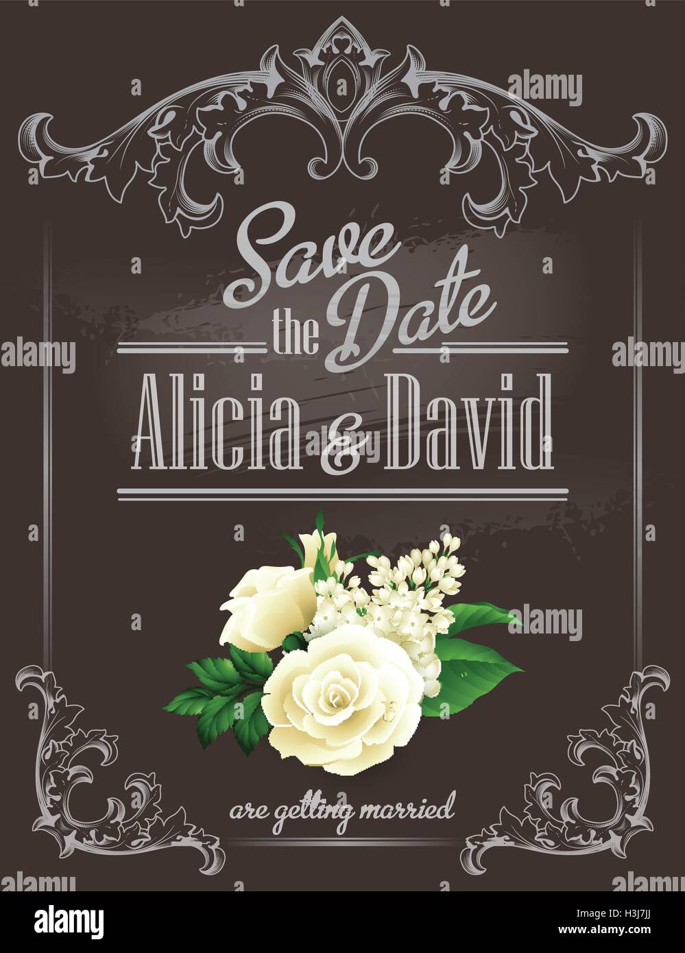 Save the date. Vector illustration Stock Vector Image & Art - Alamy