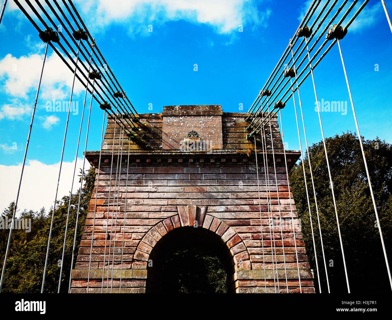 Union suspension bridge hi-res stock photography and images - Alamy