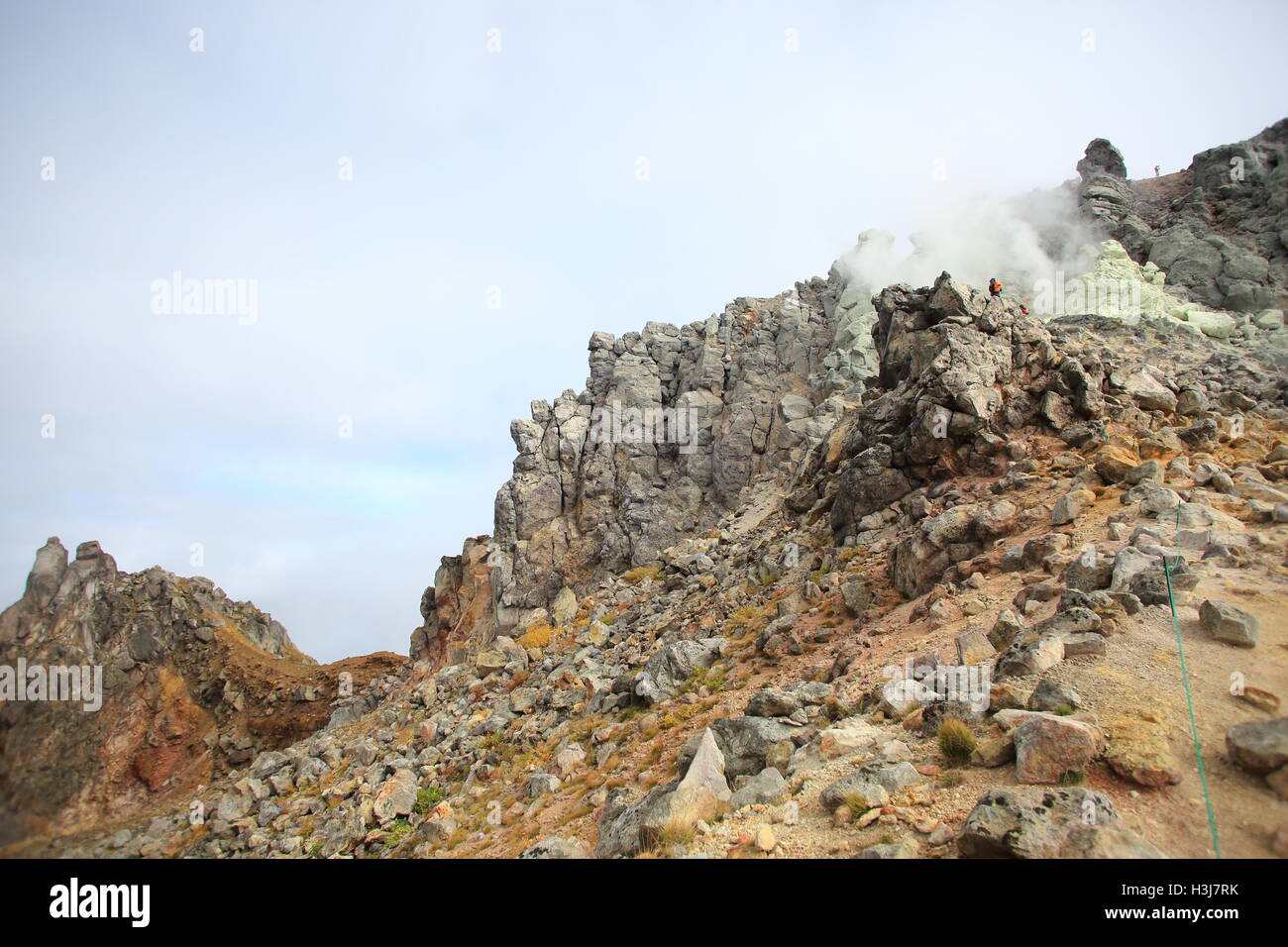 Top of Mt.Yakedake, North Alps, Nagano, Japan Stock Photo - Alamy