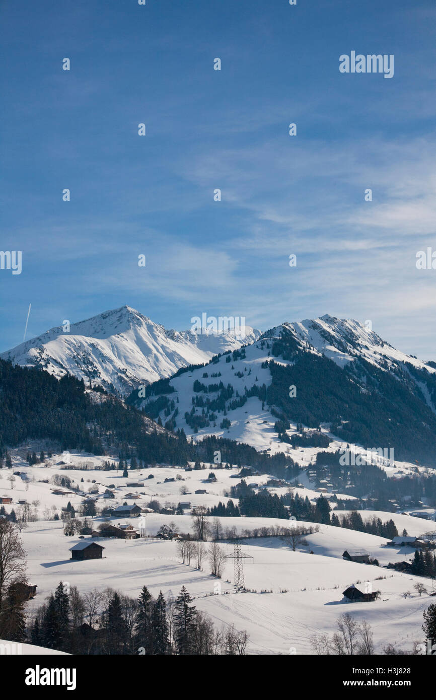 Gstaad winter hi-res stock photography and images - Alamy