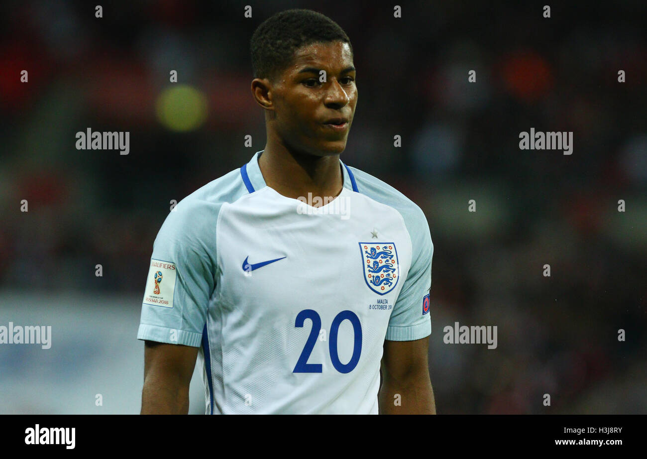 Marcus Rashford of England during the FIFA World Cup Qualifier match ...