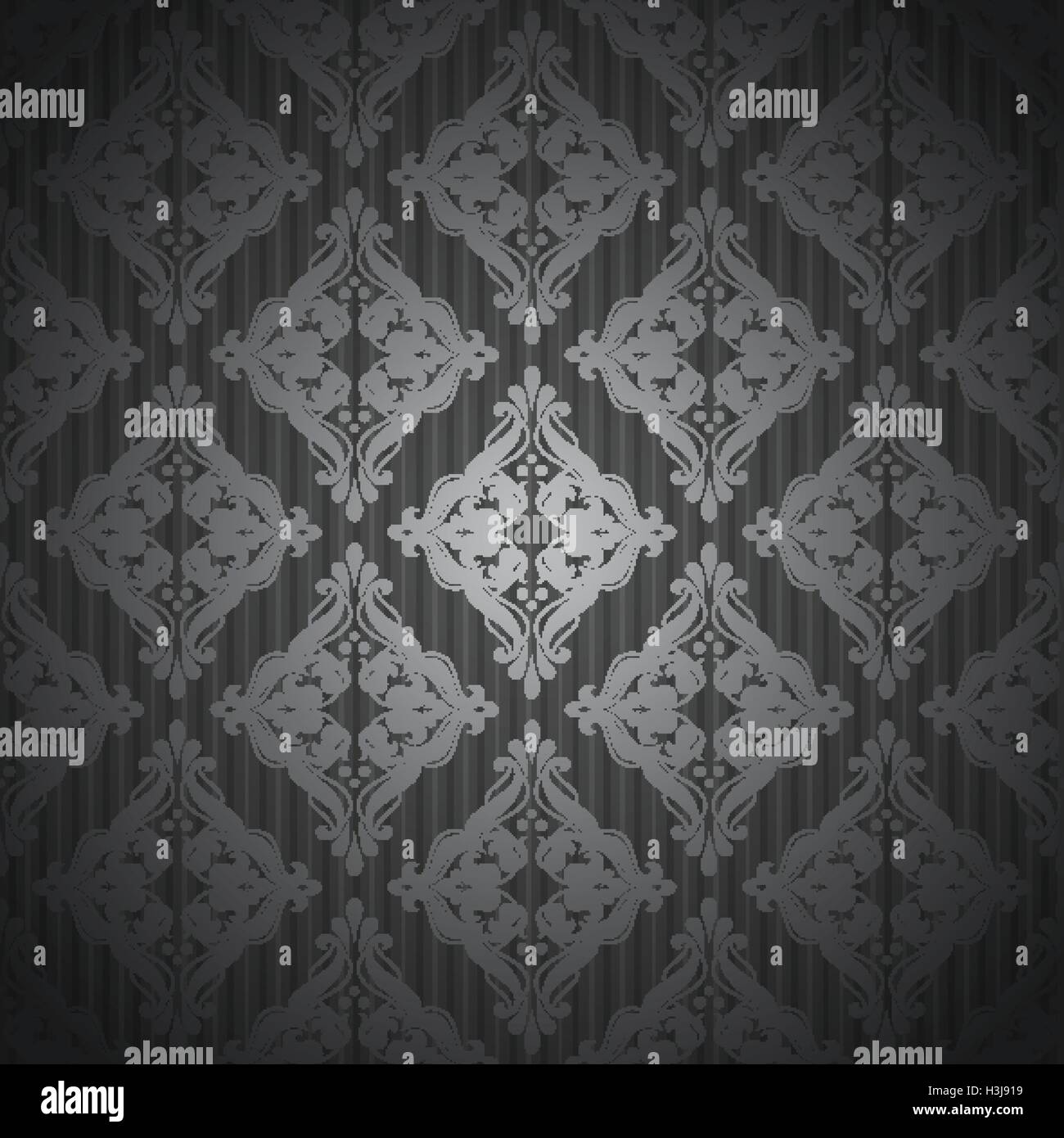 Damascus pattern. Seamless vintage background. Vector Stock Vector ...