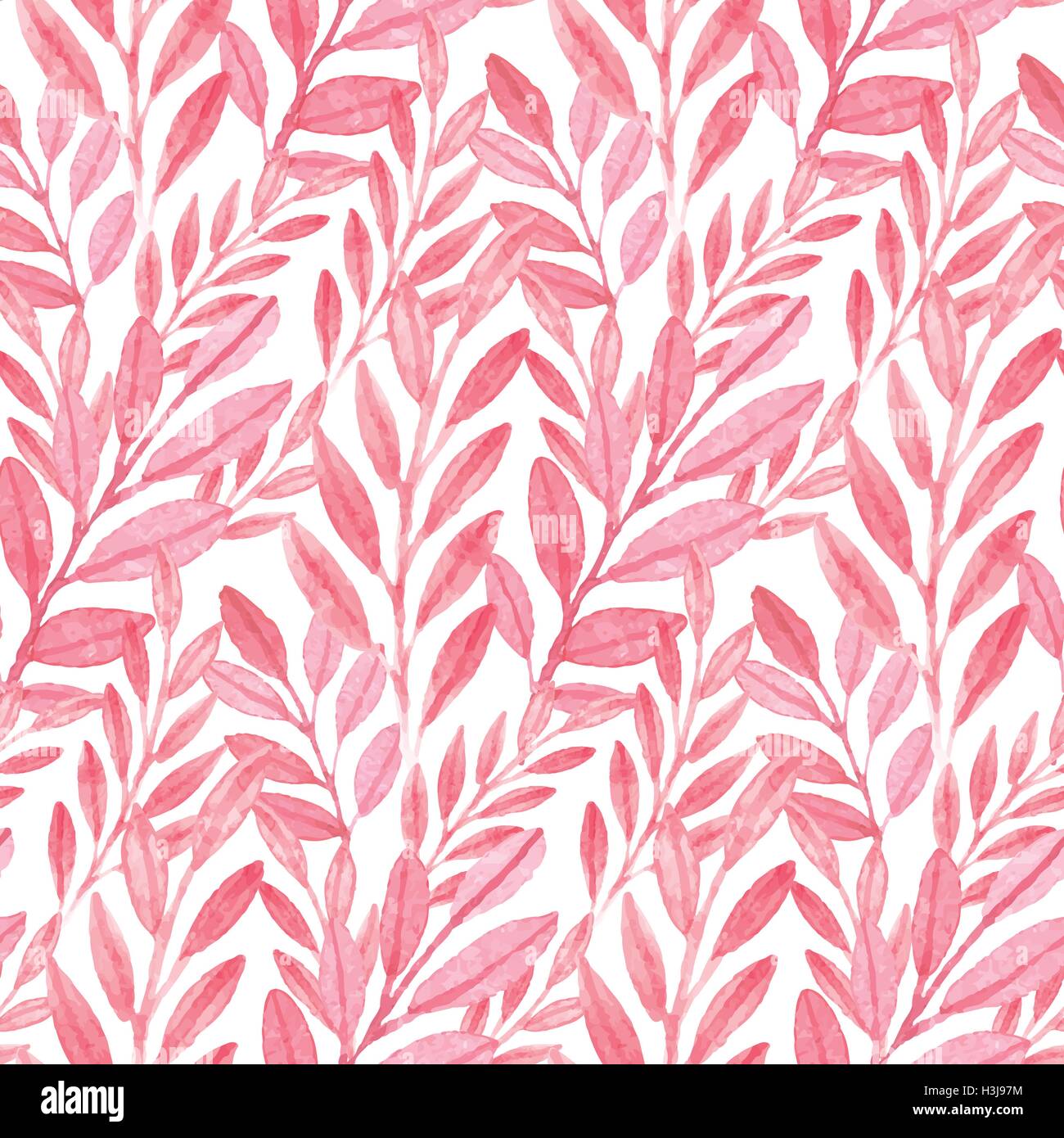 Seamless vector Pink pattern of leaves Stock Vector Image & Art - Alamy