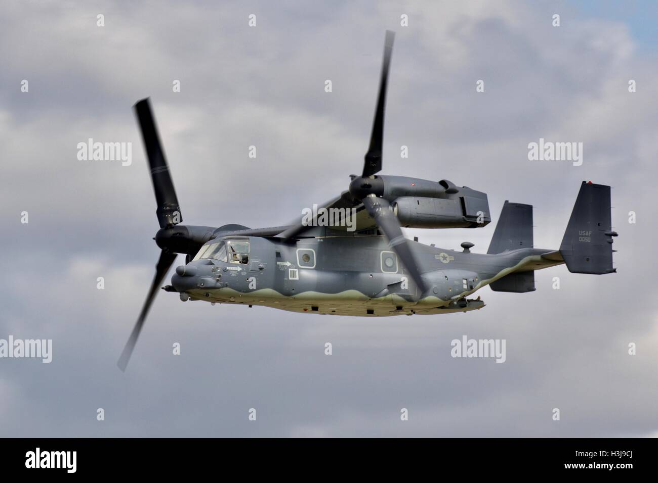 Bell Boeing CV-22B Osprey tiltrotor military aircraft at the Royal ...