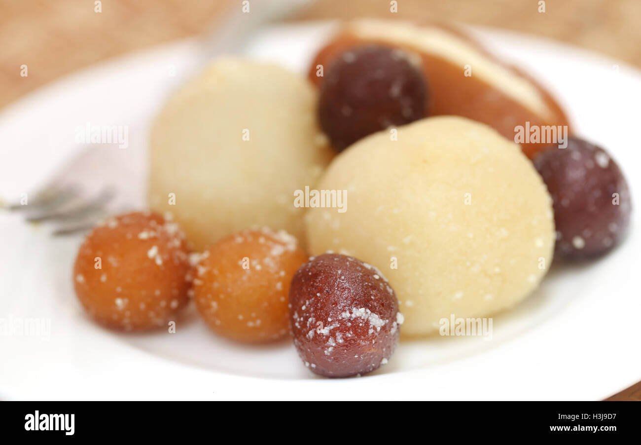 Gulab jamun popular dessert in hi-res stock photography and images - Alamy