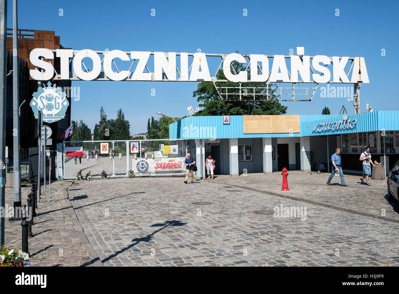Gdansk shipyard monuments hi-res stock photography and images - Alamy