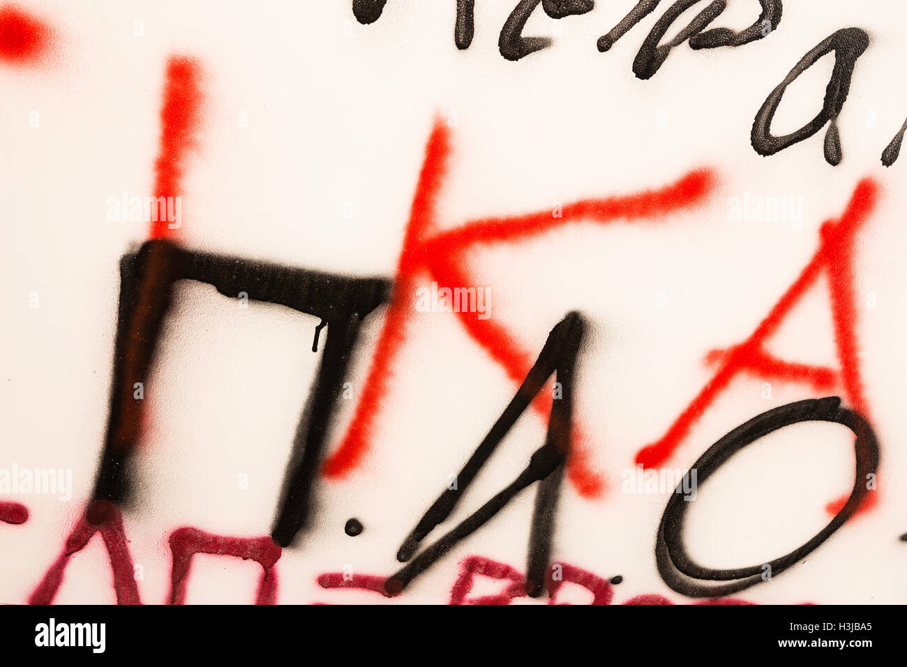 Graffiti greece hi-res stock photography and images - Alamy