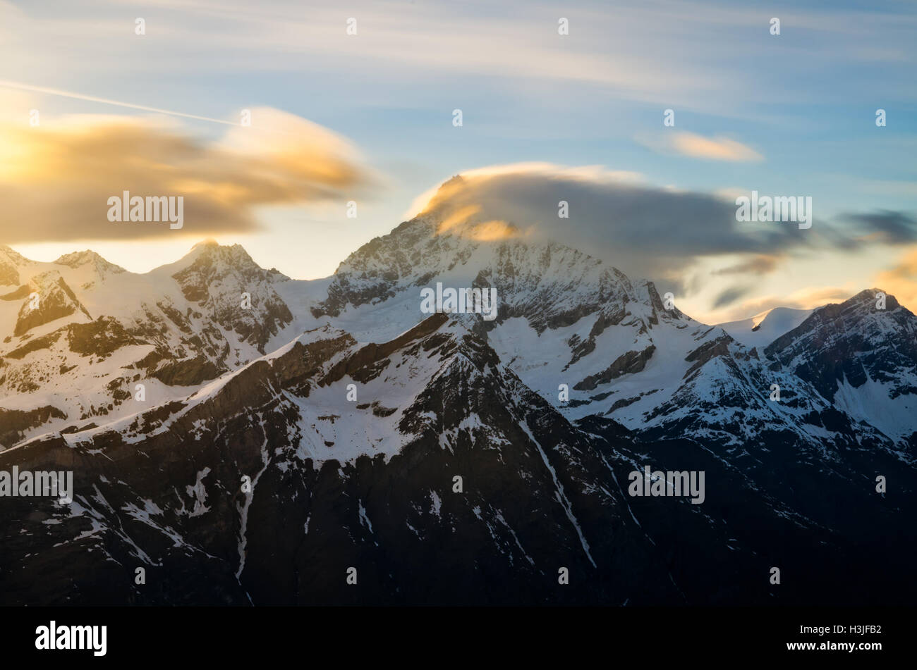 Switzerland golden hour landscape hi-res stock photography and images ...