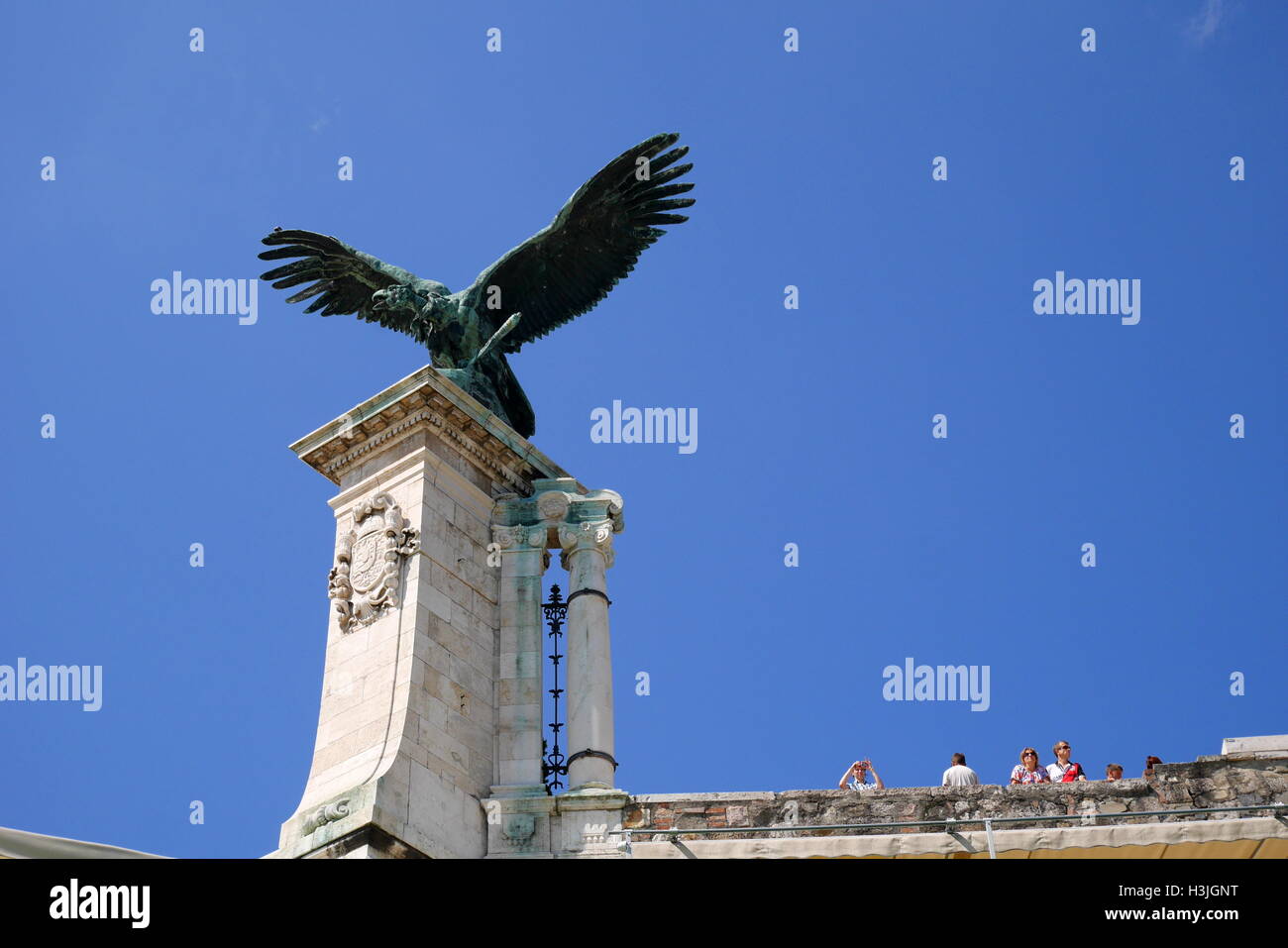 Statue of turul bird hi-res stock photography and images - Alamy