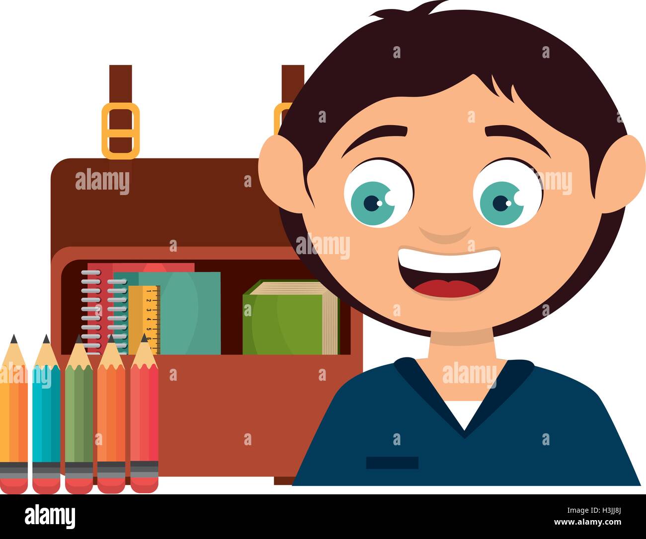 avatar kid school design Stock Vector Image & Art - Alamy