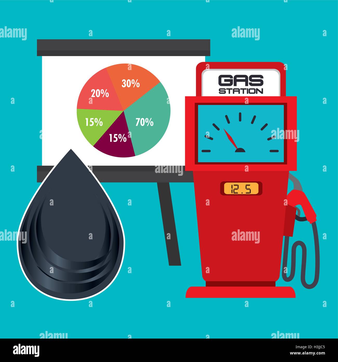 petroleum price design Stock Vector Image & Art - Alamy