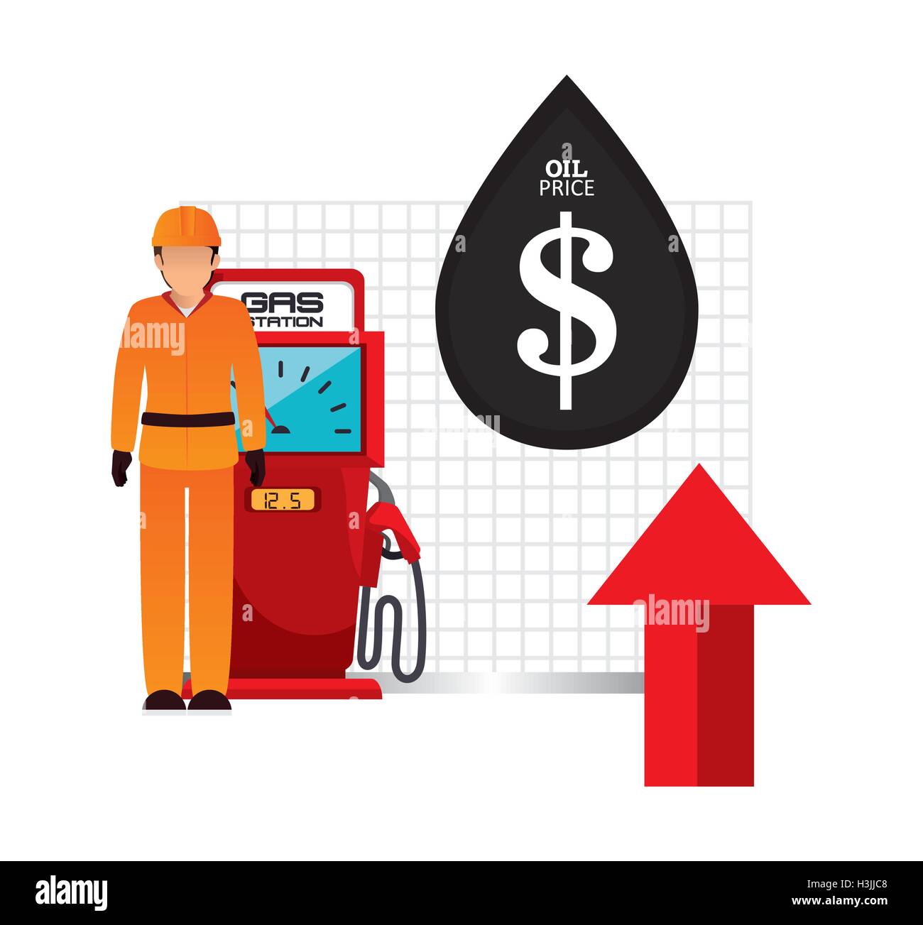 oil and petroleum price theme Stock Vector Image & Art - Alamy