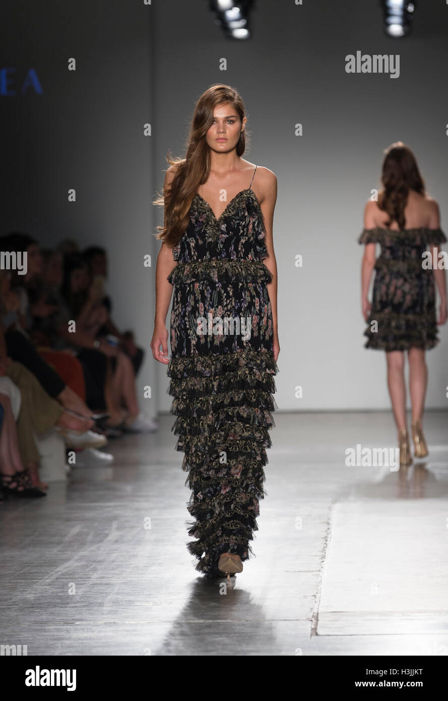 New York, NY USA - September 8, 2016: Model walks runway for Australian ...