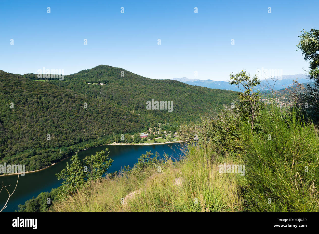 Lake of Ghirla, Valganna - Italy Stock Photo - Alamy