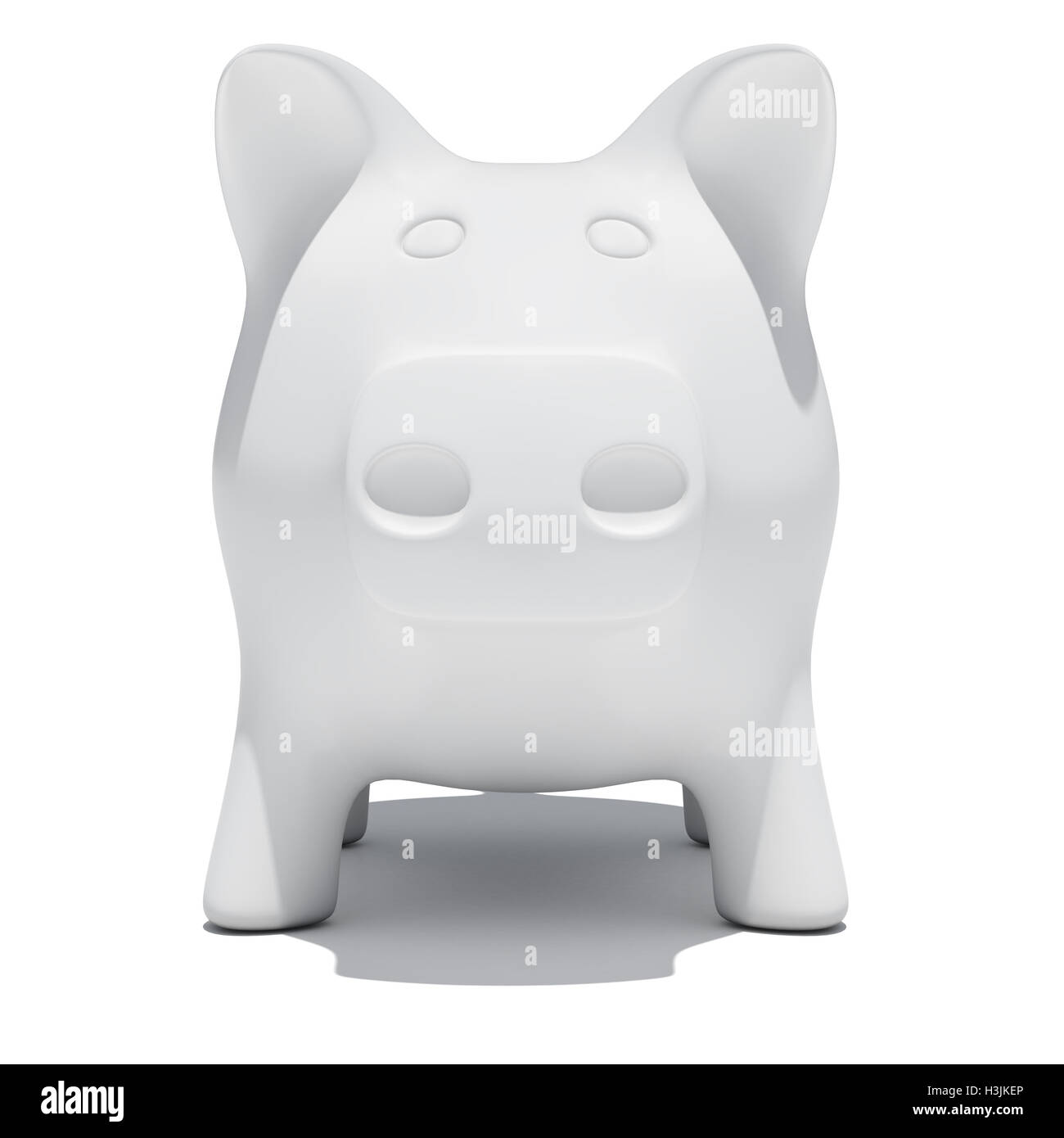 Front view of piggy bank Stock Photo - Alamy
