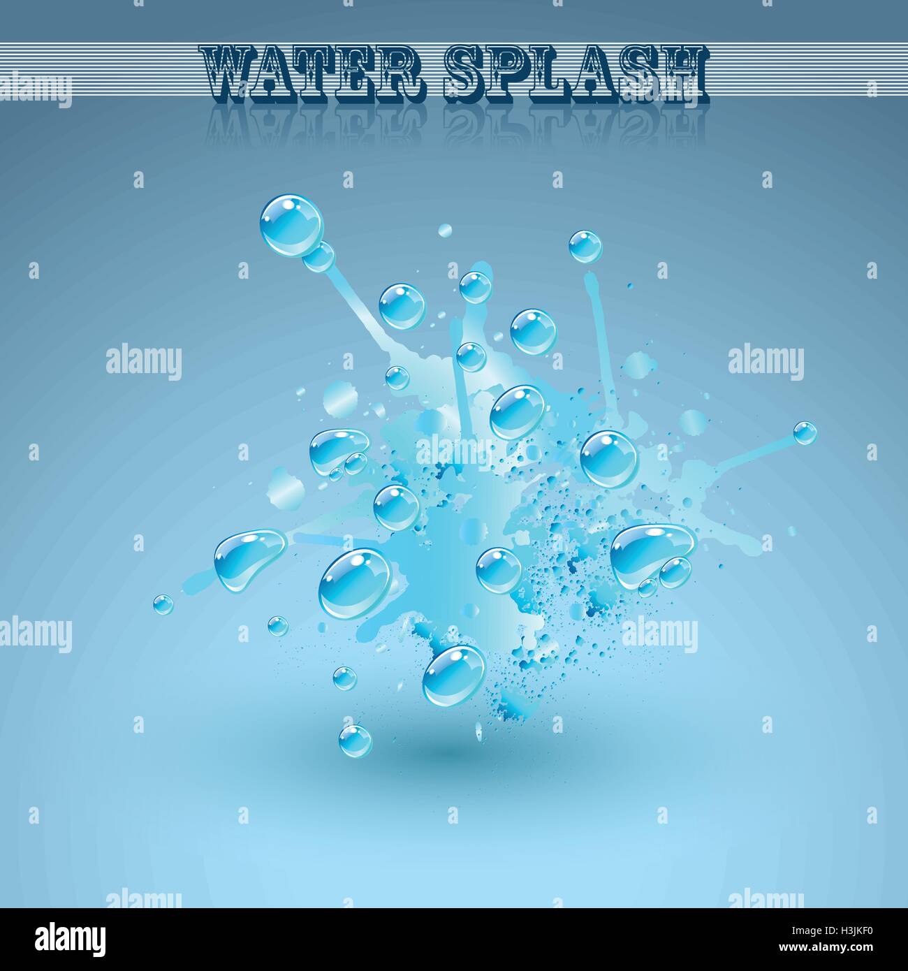 Illustration of Water Splash Stock Vector Image & Art - Alamy