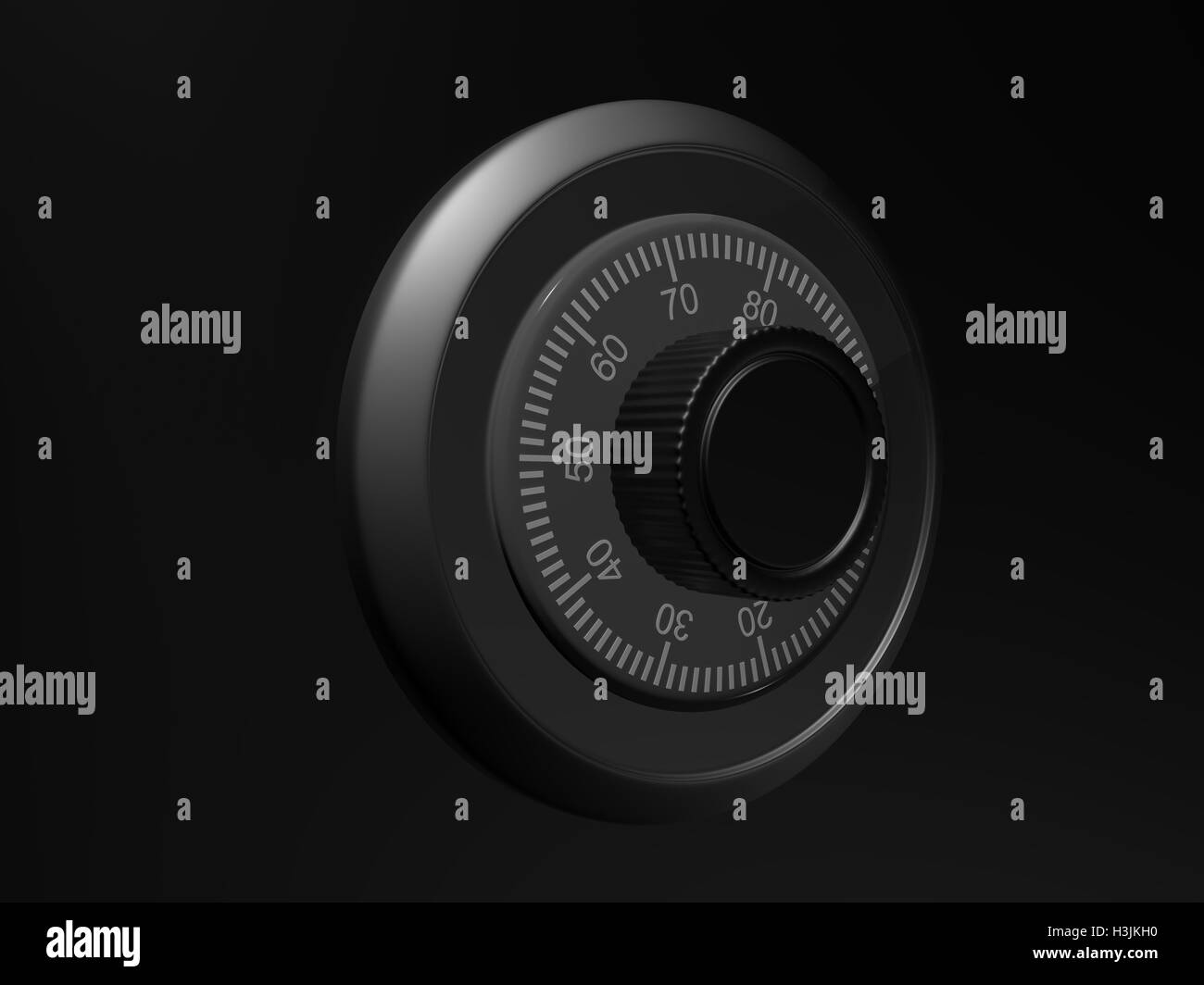 Safe lock. Close-up. 3D Illustration Stock Photo - Alamy