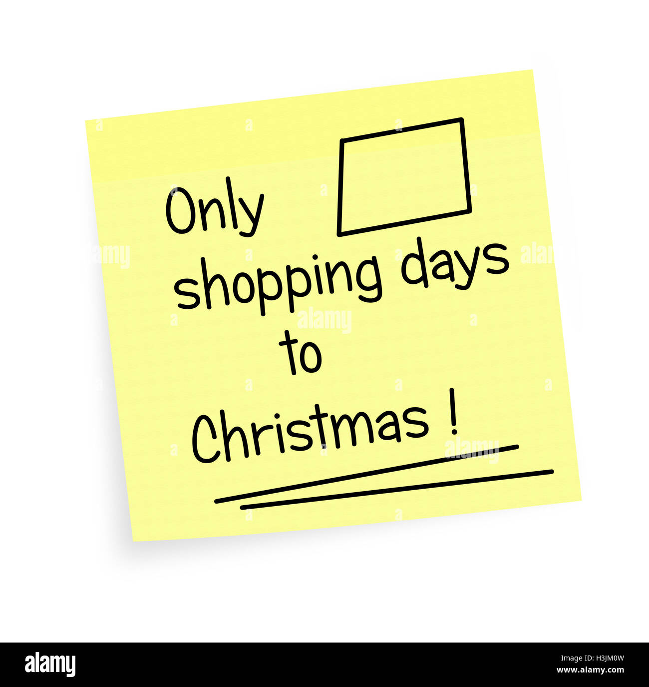 Shopping time christmas shopping Cut Out Stock Images & Pictures - Alamy
