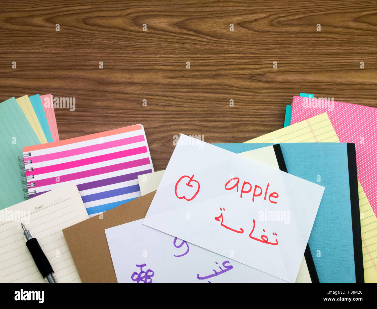Arabic language lesson hi-res stock photography and images - Alamy