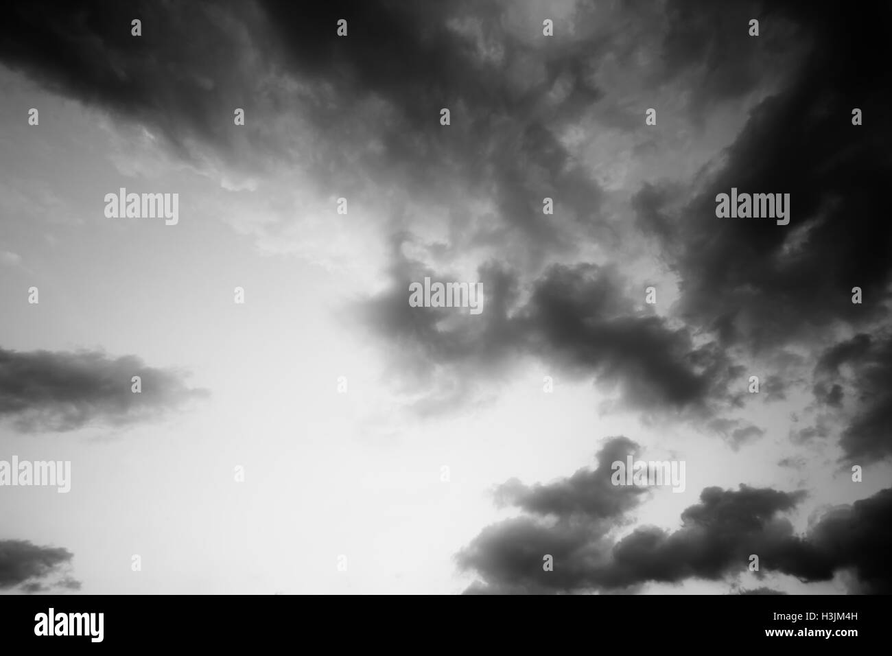 black and white sky for background Stock Photo - Alamy