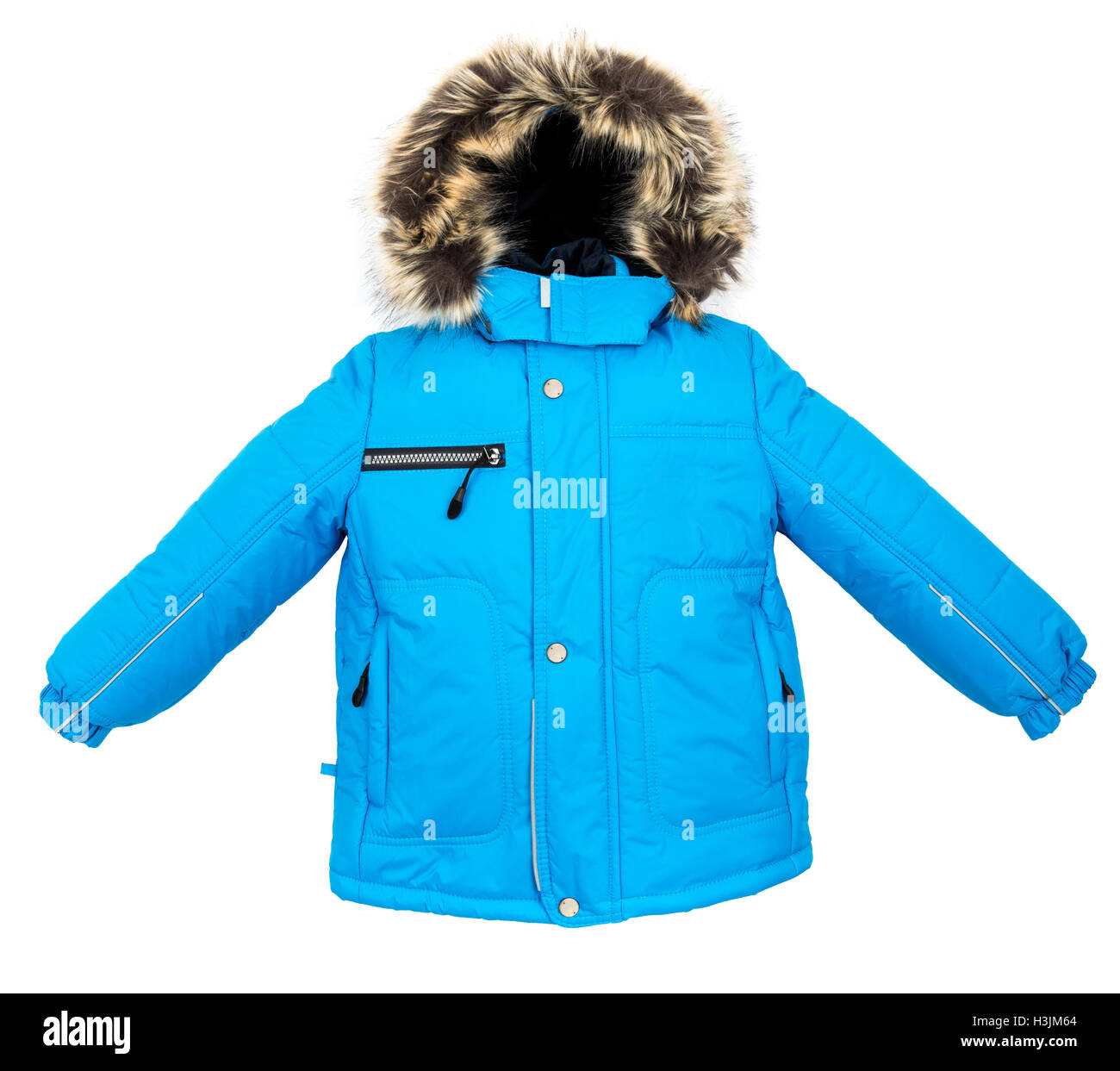 Red winter coat with hood hi-res stock photography and images - Alamy