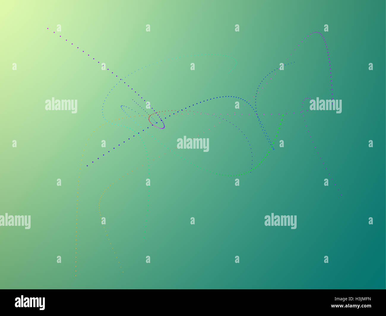 Dynamic and Bright Linear Sphere with Colorful Gradient Stock Photo - Alamy