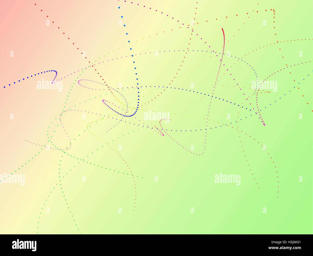 Dynamic and Bright Linear Sphere with Colorful Gradient Stock Photo - Alamy