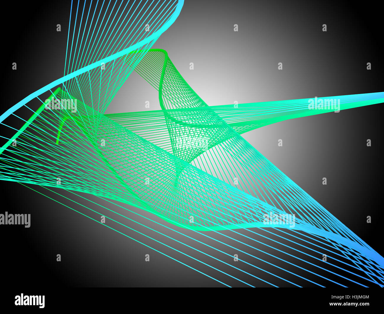 Dynamic and Bright Linear Spiral with Colorful Gradient Stock Photo - Alamy