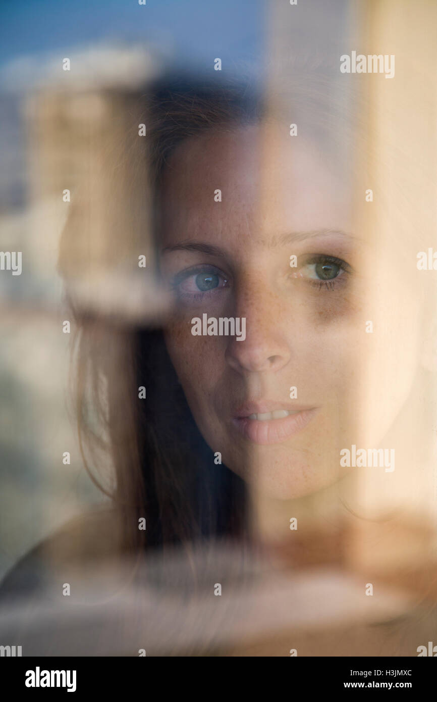 Woman behind hi-res stock photography and images - Alamy