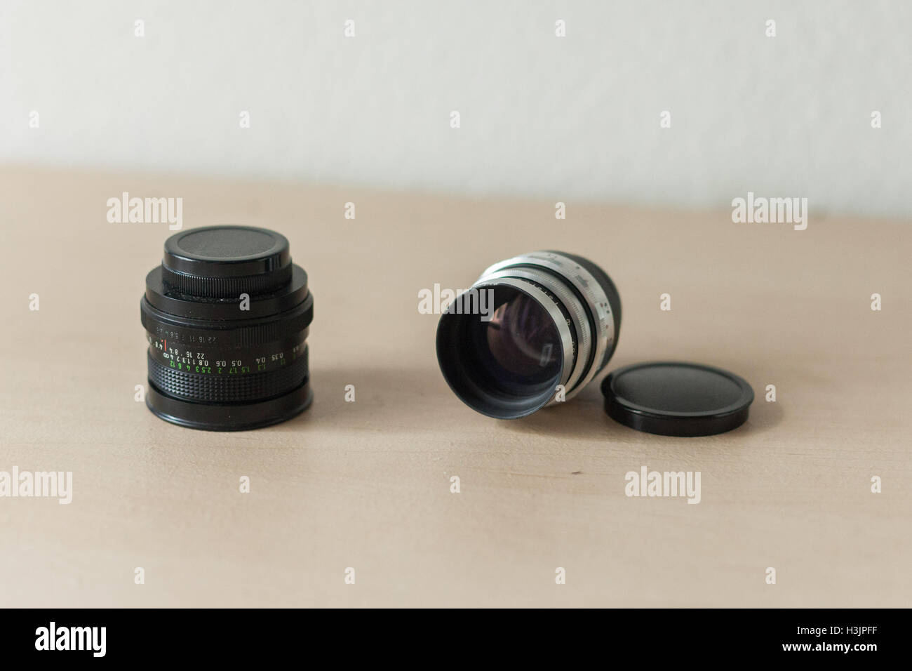 Old camera two lenses hi-res stock photography and images - Alamy