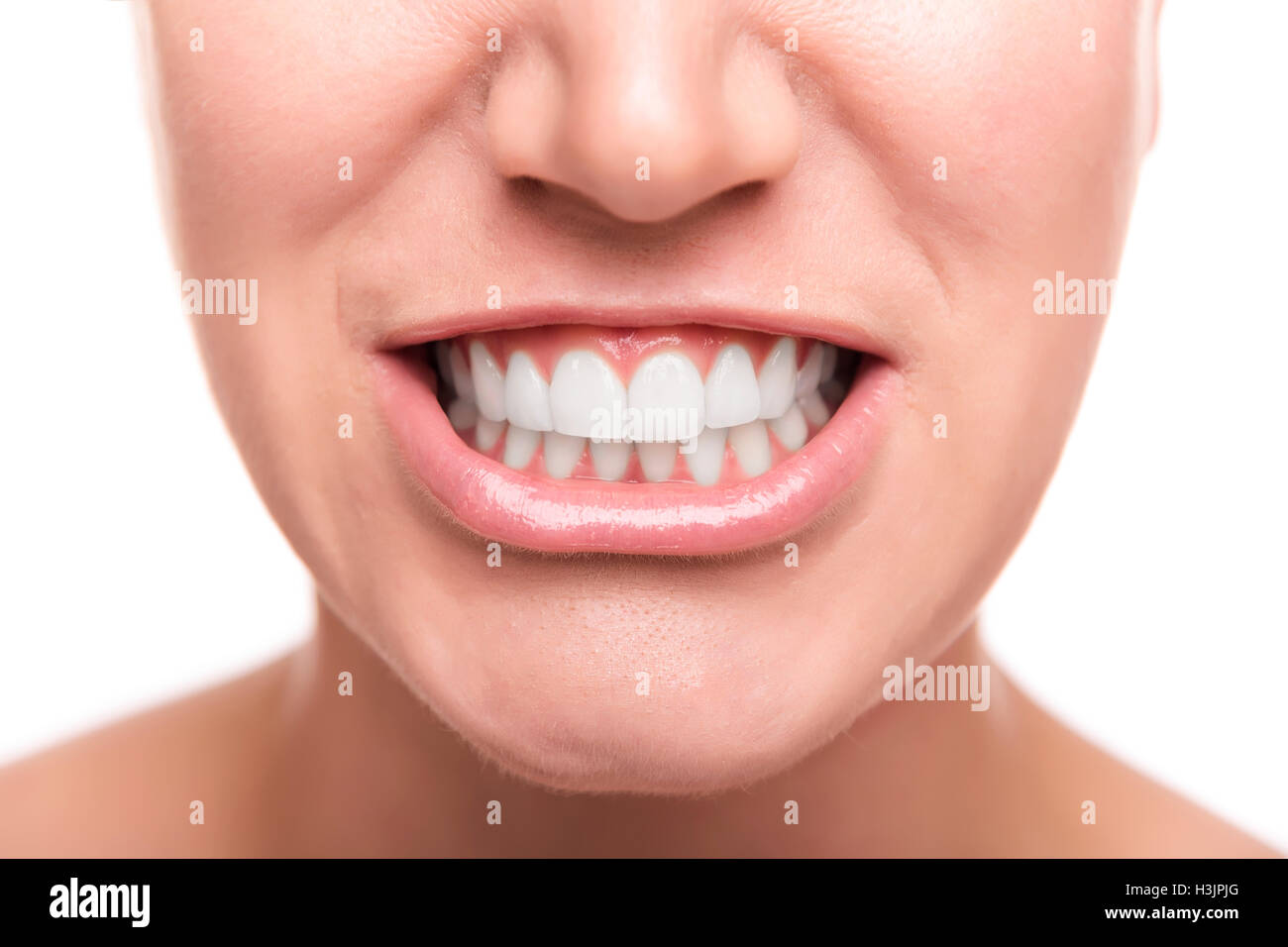 Woman mouth great teeth hi-res stock photography and images - Alamy