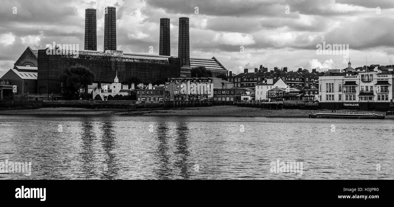 Greenwich Power Station, Greenwich, London Stock Photo - Alamy
