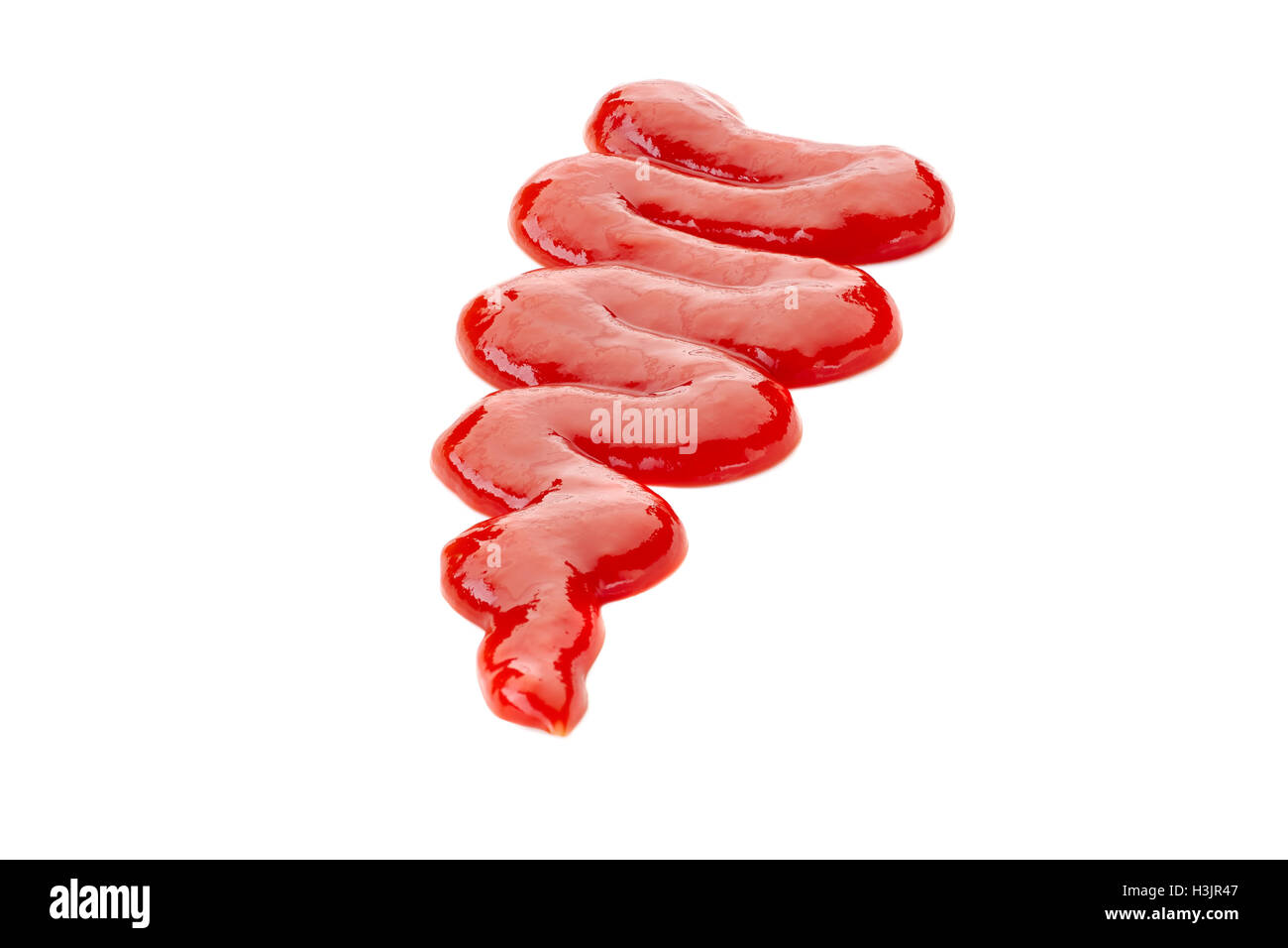 Ketchup splash on white Stock Photo - Alamy