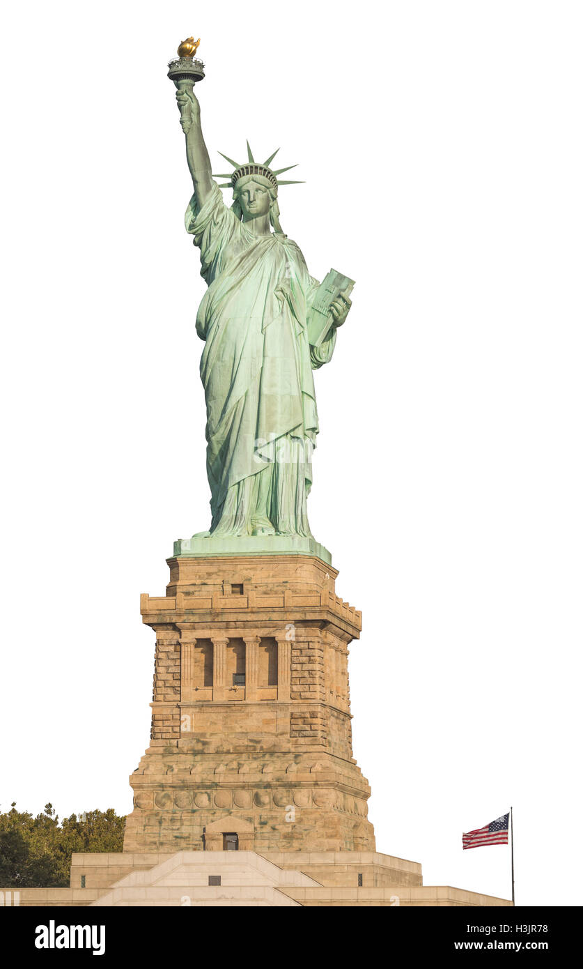 Symbol of freedom, recognised throughout the world, the Statue of ...