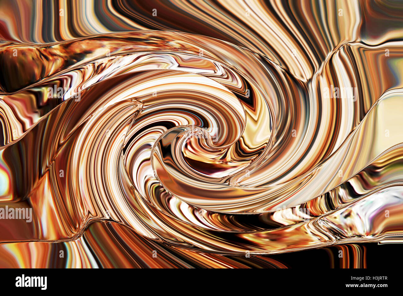 Vortex of liquid metal Stock Photo - Alamy