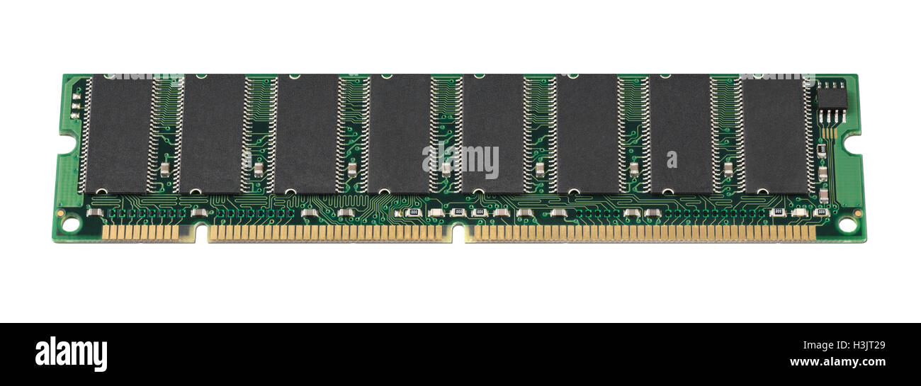 Computer main store random access memory card Stock Photo - Alamy