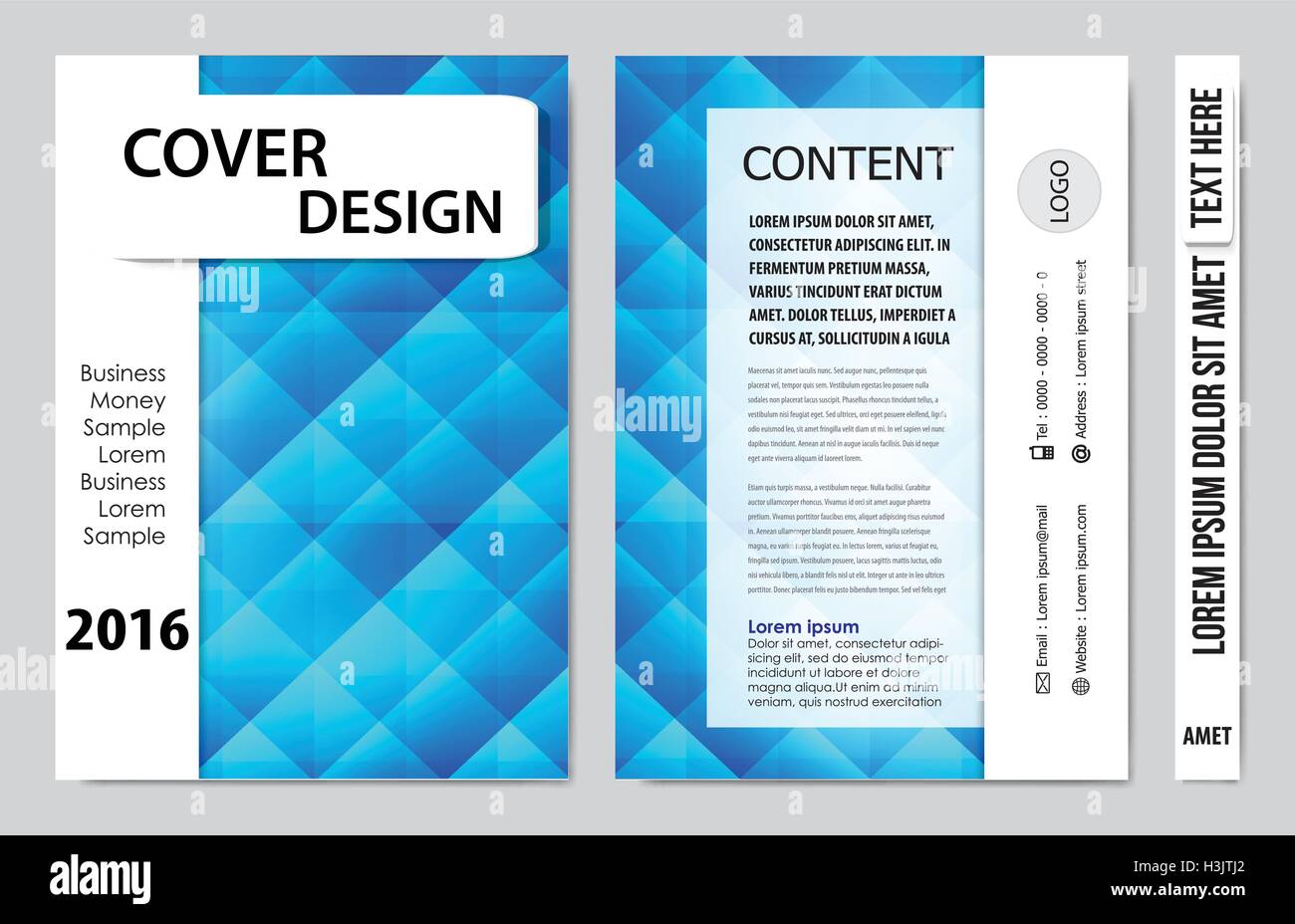 Cover book presentation report design template Stock Vector Image & Art ...