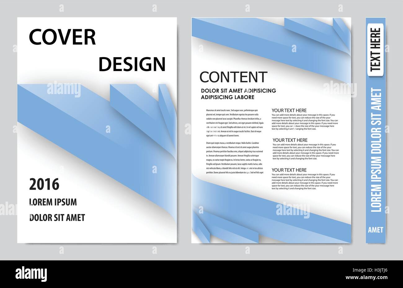 Cover book presentation report design template Stock Vector Image & Art ...