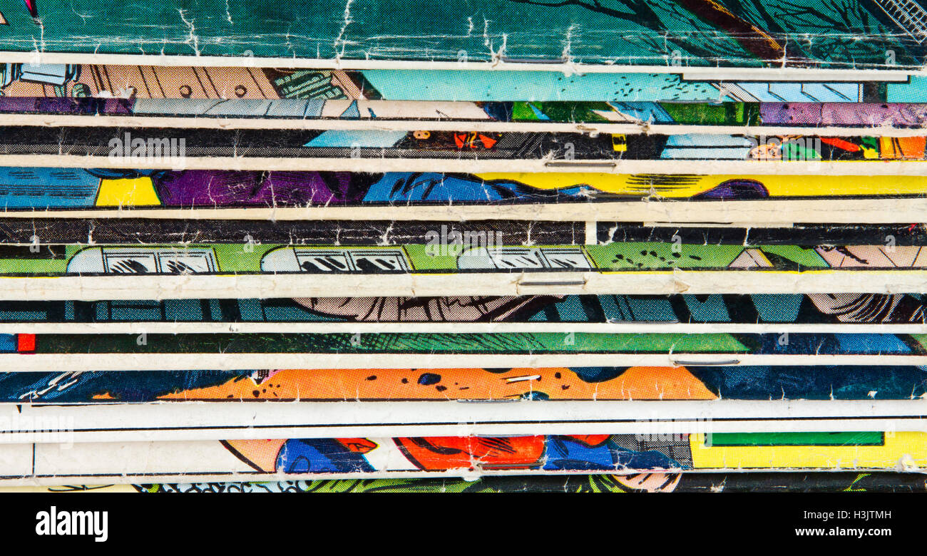 Vintage comic books hi-res stock photography and images - Alamy