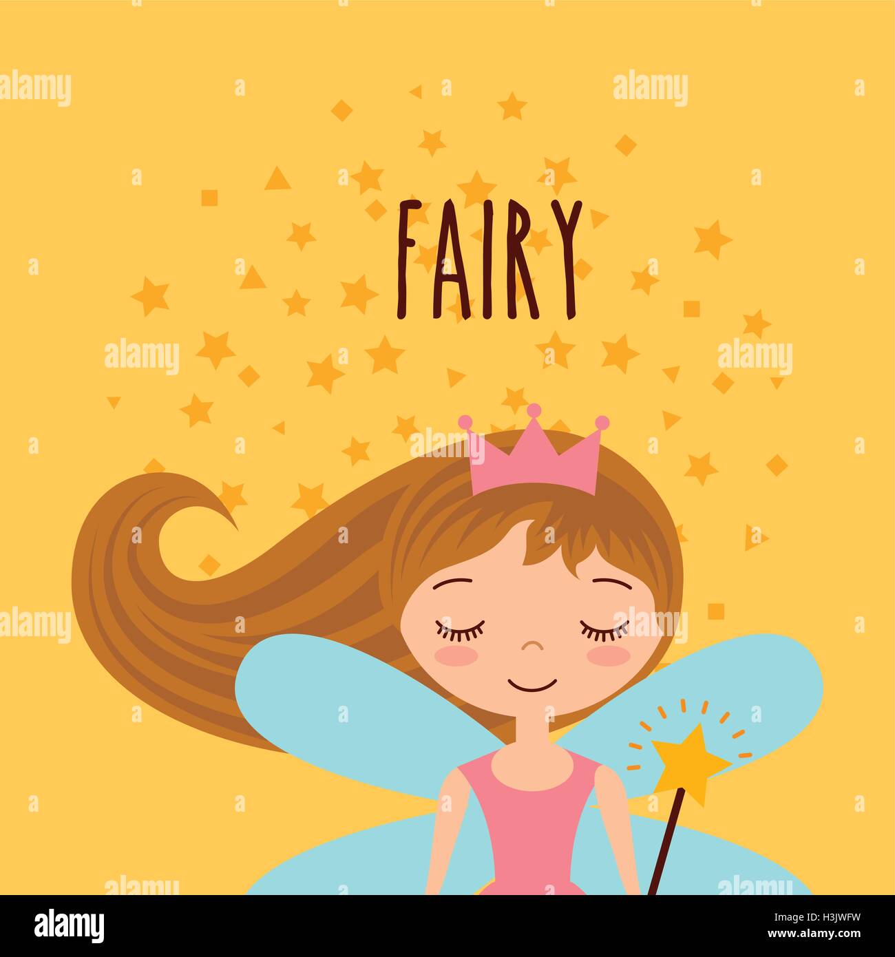 cute little fairy character Stock Vector Image & Art - Alamy