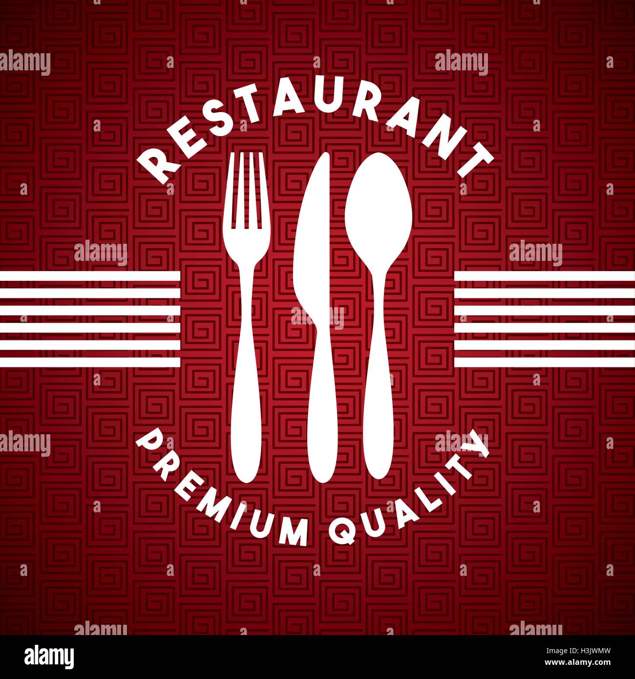 menu restaurant with cutlery set Stock Vector Image & Art - Alamy