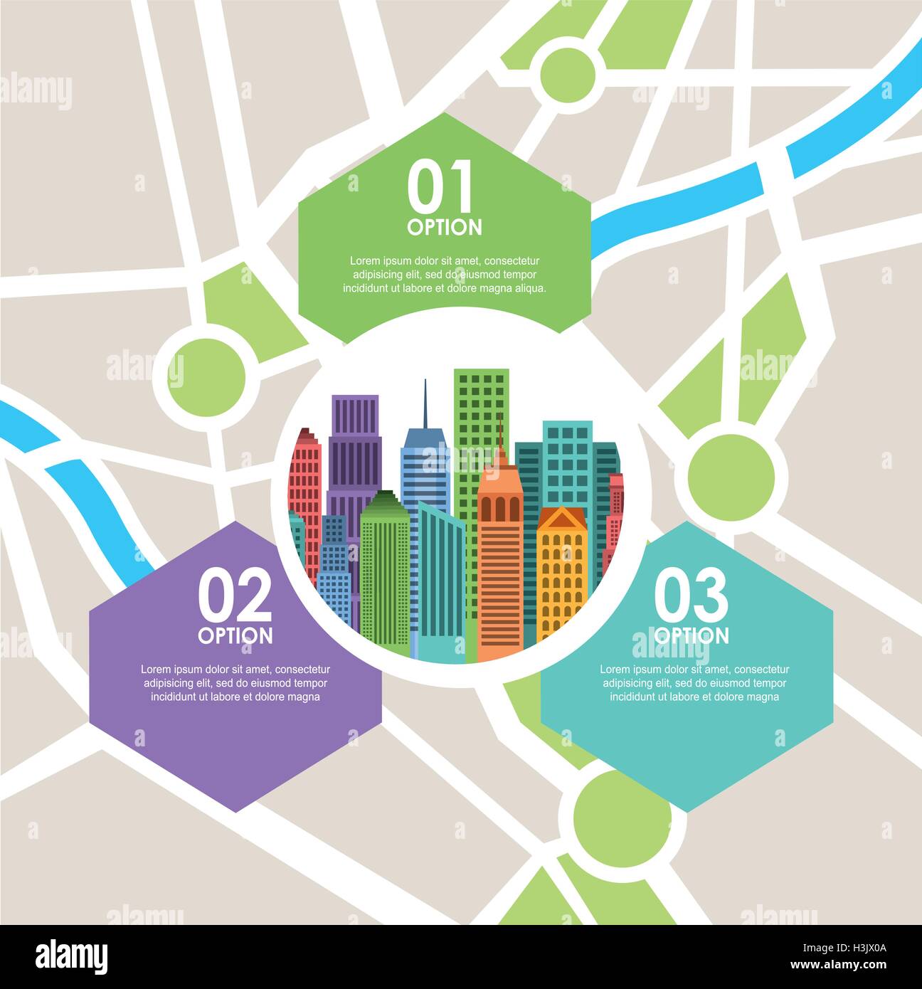 buildings infographic city presentation Stock Vector Image & Art - Alamy