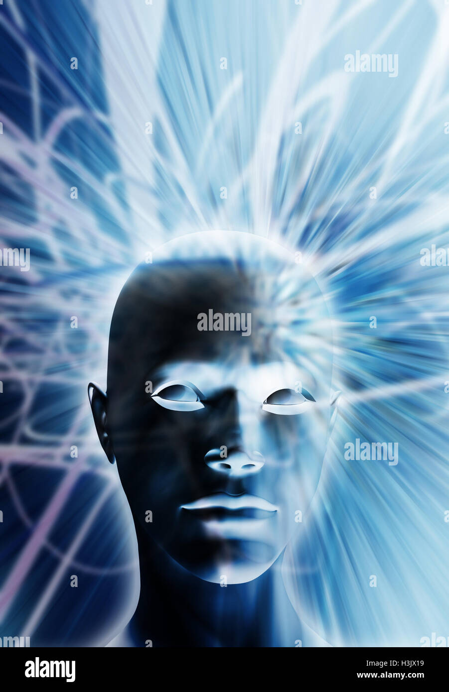 technological singularity concept Stock Photo - Alamy
