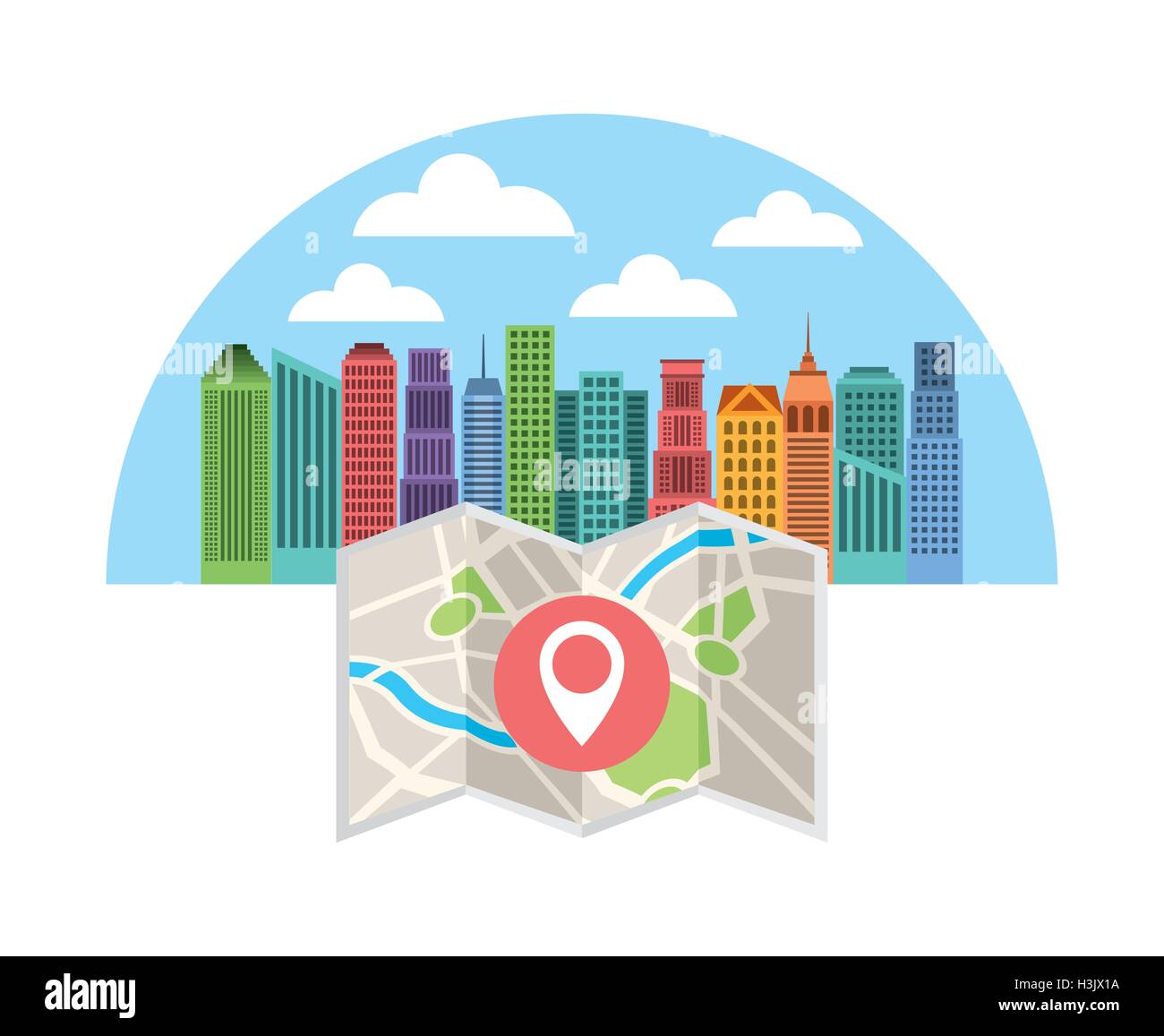 buildings infographic city presentation Stock Vector Image & Art - Alamy