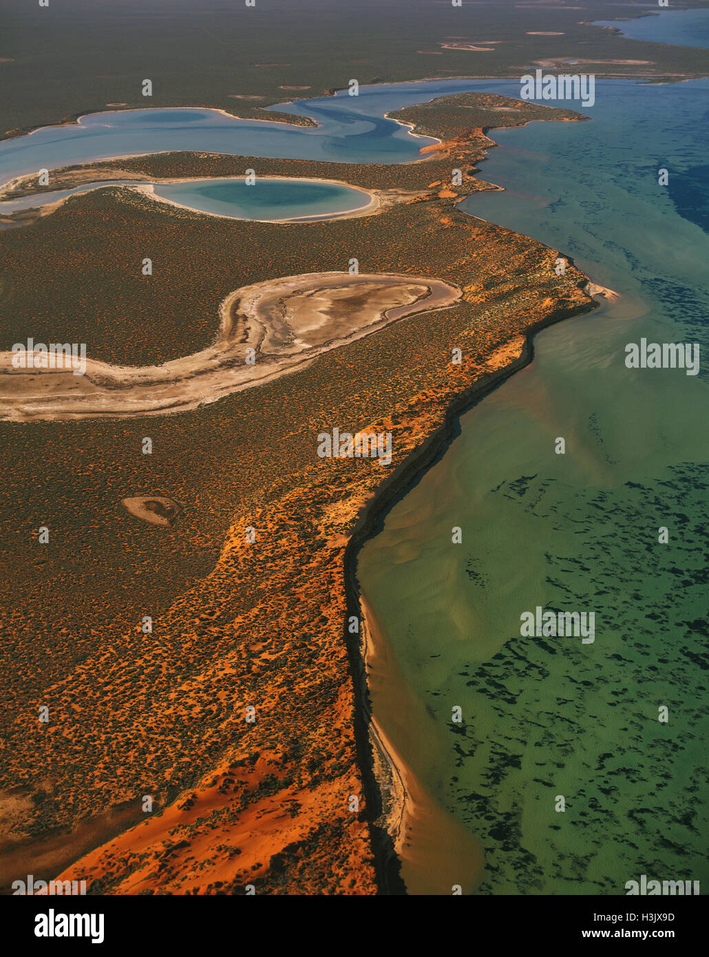 Big Lagoon, aerial photograph from 12000 m Stock Photo - Alamy