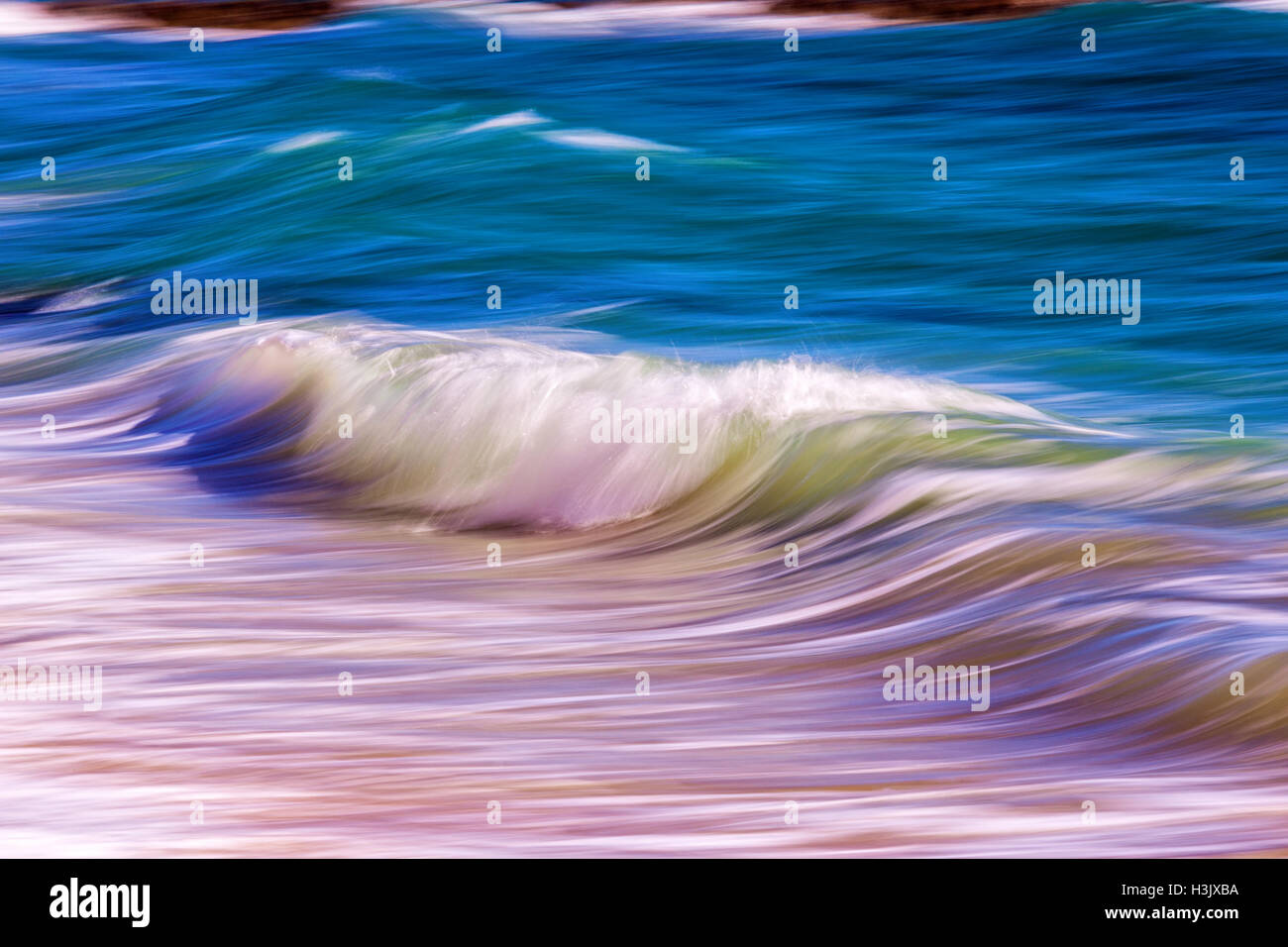 Long exposure waves Stock Photo - Alamy