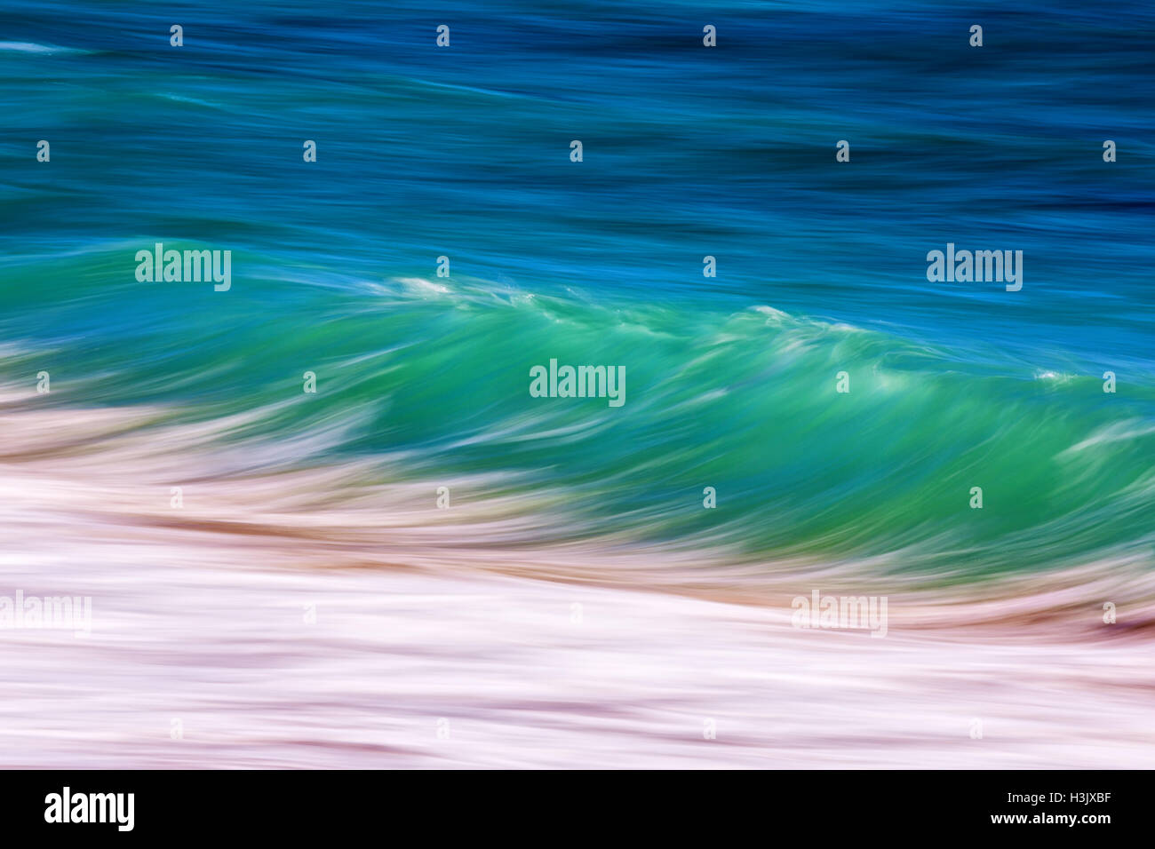 Long exposure waves Stock Photo - Alamy