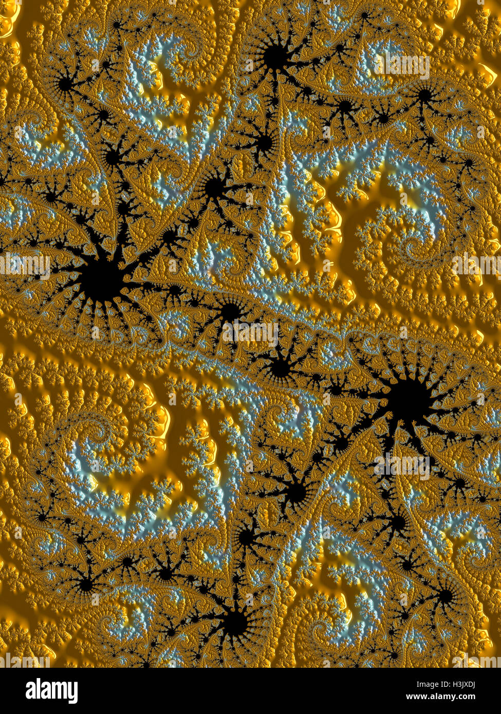 Yellow spiral design hi-res stock photography and images - Alamy